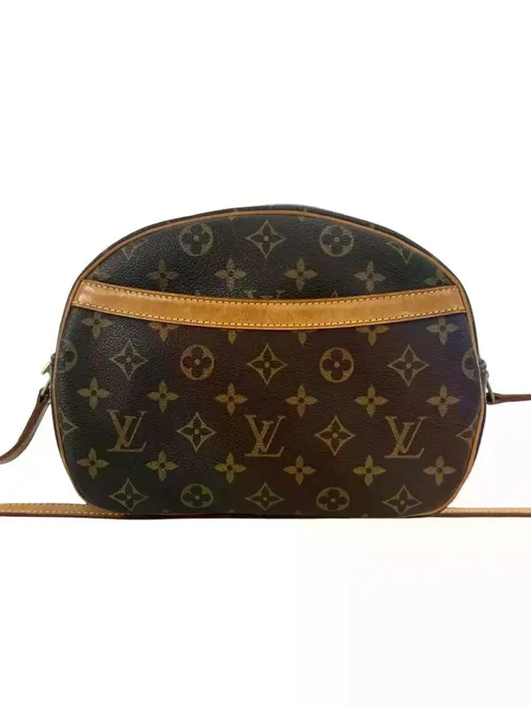 LOUIS VUITTON 2001 Monogram Blois Crossbody Bag - Brown
