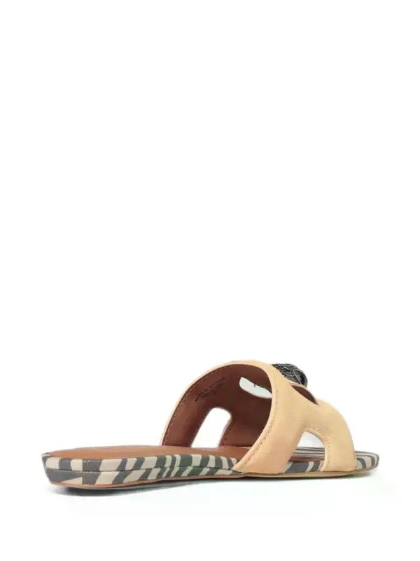 Kurt Geiger Eagle-head Flat Sandals