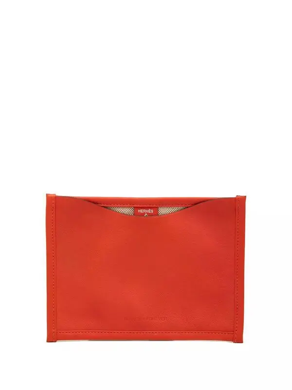 Hermès 2010-2020 Petit H Swift Flaneur Forever Case Passport Cover - Orange
