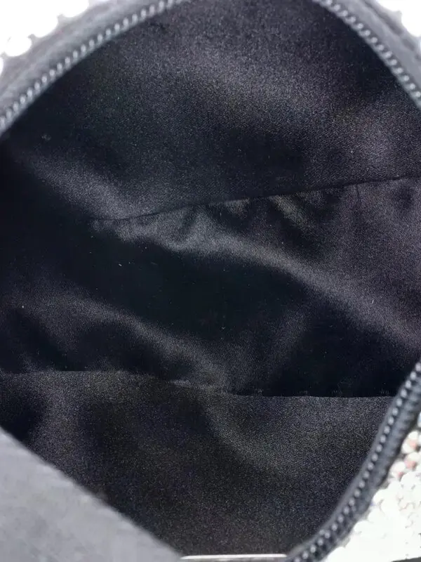 Prada Re-edition 2000 Crystal Embellished Mini Hobo Bag