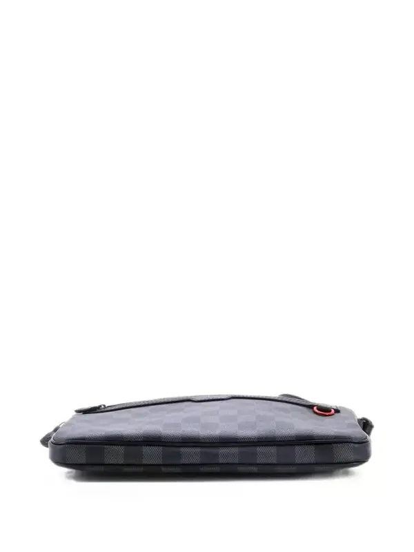 LOUIS VUITTON Utility Supple Damier Graphite Clutch Bag