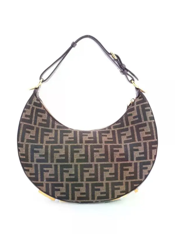Fendi Zucca Canvas Small Hobo Bag