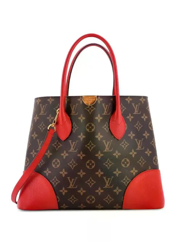 LOUIS VUITTON Monogram Canvas Flandrin Tote Bag - Brown