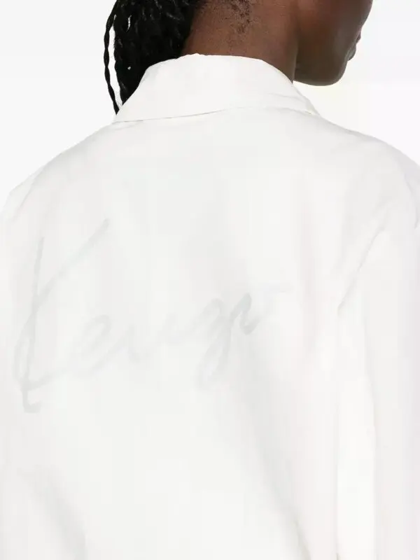 Kenzo Signature Embroidered Zip-up Jacket