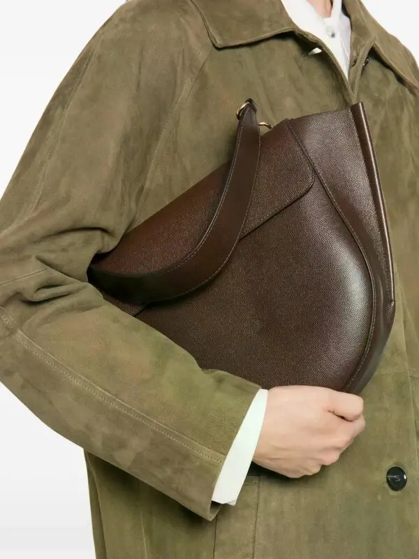 WANDLER Medium Hortensia Leather Tote Bag - Brown