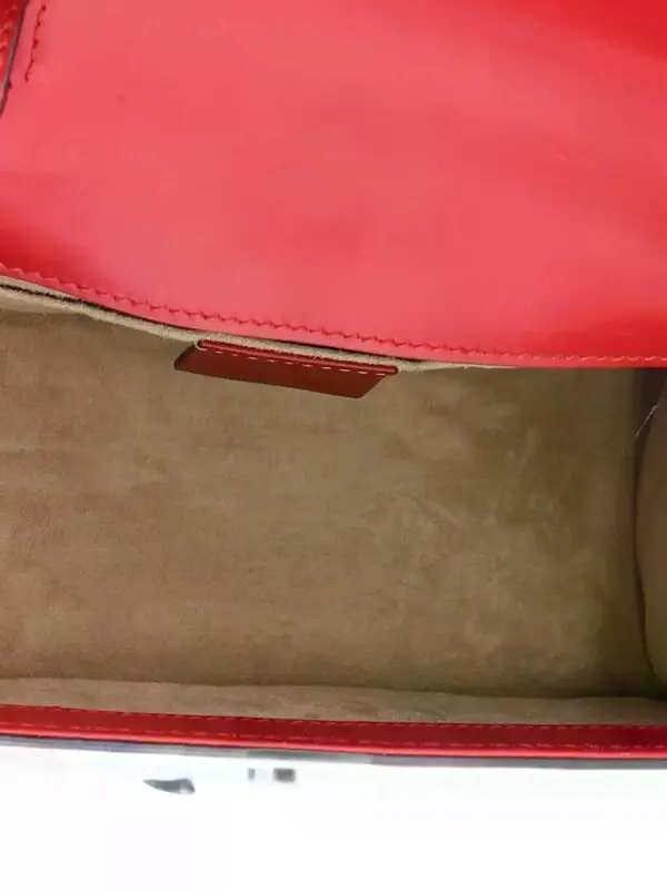 Gucci Sylvie Top Handle Bag Leather Mini Satchel