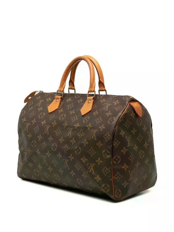 LOUIS VUITTON 1995 Monogram Speedy 35 Boston Bag