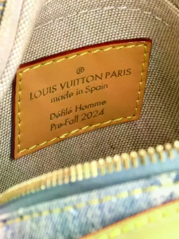 LOUIS VUITTON Damier 3d Denim Chess Messenger Bag - Blue