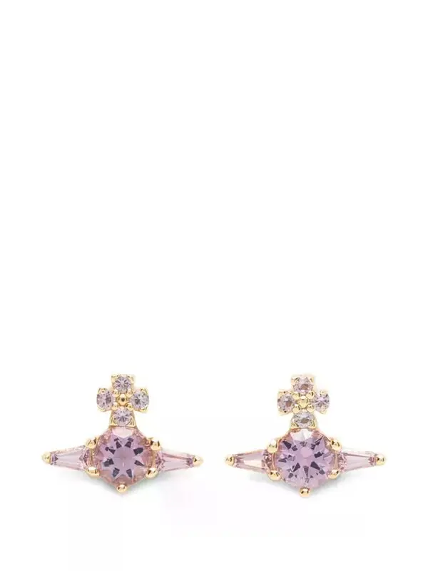 VIVIENNE WESTWOOD Ofelia Orb Crystal-embellished Earrings - Gold