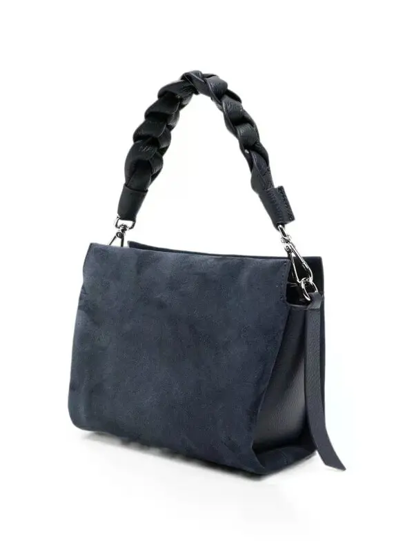 COCCINELLE Braided-handle Suede Tote Bag