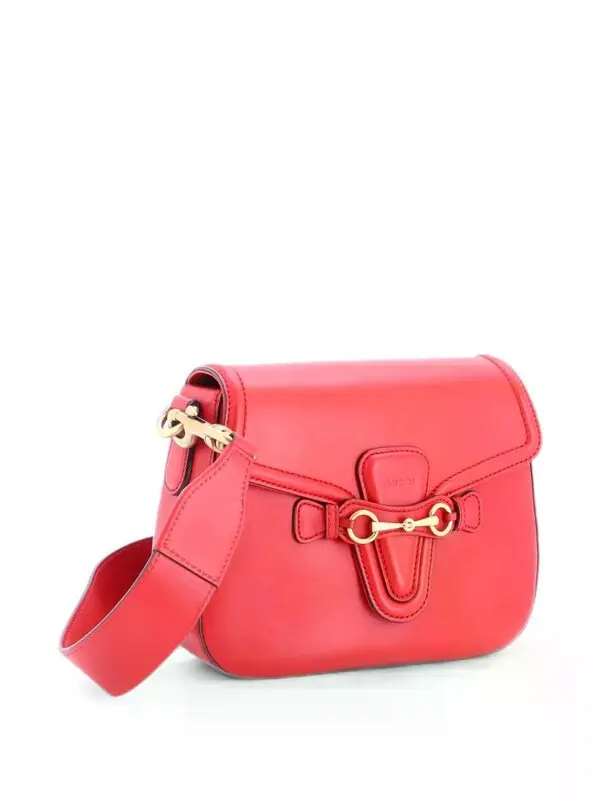 Gucci Lady Web Leather Medium Shoulder Bag