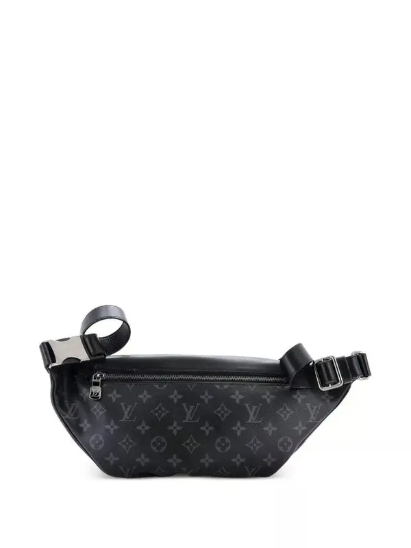 LOUIS VUITTON Monogram Eclipse Canvas Belt Bag - Black
