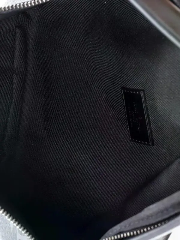 LOUIS VUITTON Monogram Eclipse Canvas Belt Bag - Black
