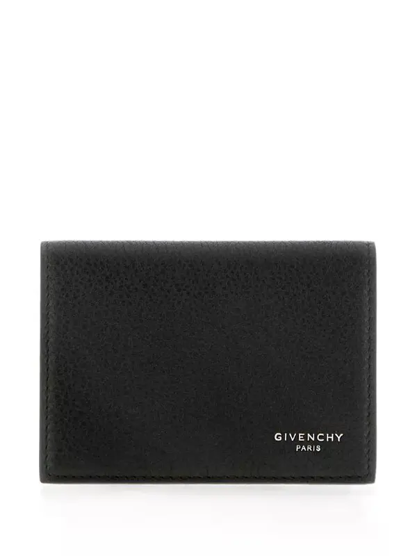 Givenchy Logo-print Grained Leather Card Holder