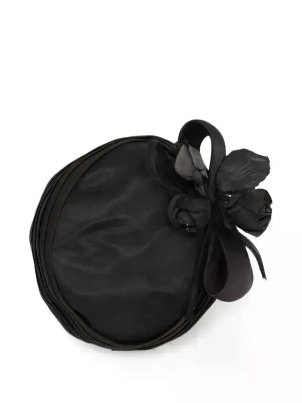 Vintage Bow-embellished Floral-detail Hat