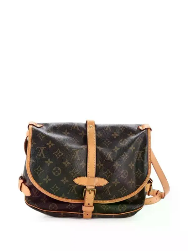 LOUIS VUITTON Saumur Handbag Monogram Canvas 30 Crossbody Bag