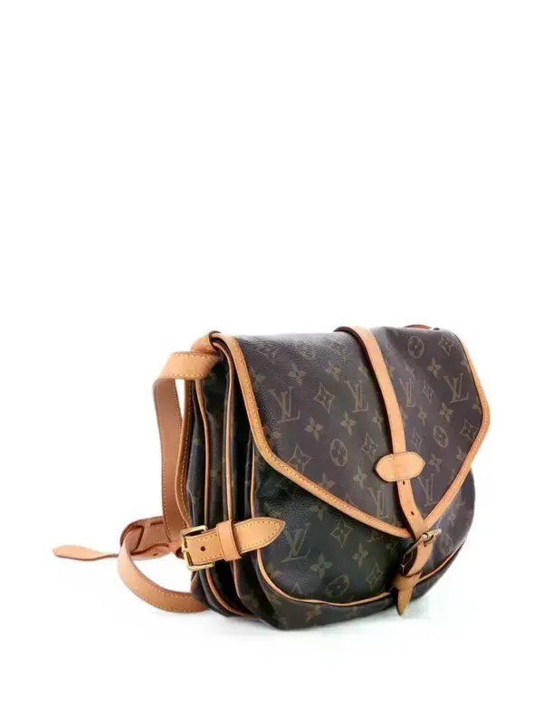 LOUIS VUITTON Saumur Handbag Monogram Canvas 30 Crossbody Bag