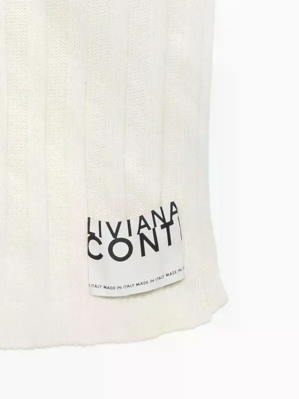 Liviana Conti Ribbed-knit Scarf