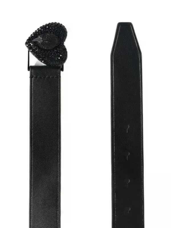 Kurt Geiger Eagle Heart Crystal-embellished Belt
