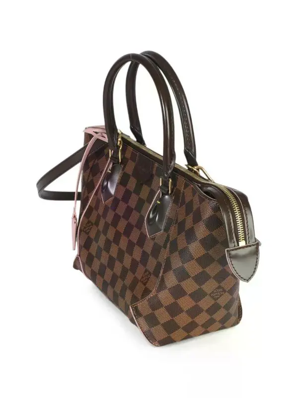 LOUIS VUITTON 2015 Pm Caissa Damier Ebene Tote Bag