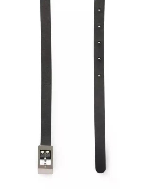 Rick Owens Logo-engraved Buckle Belt