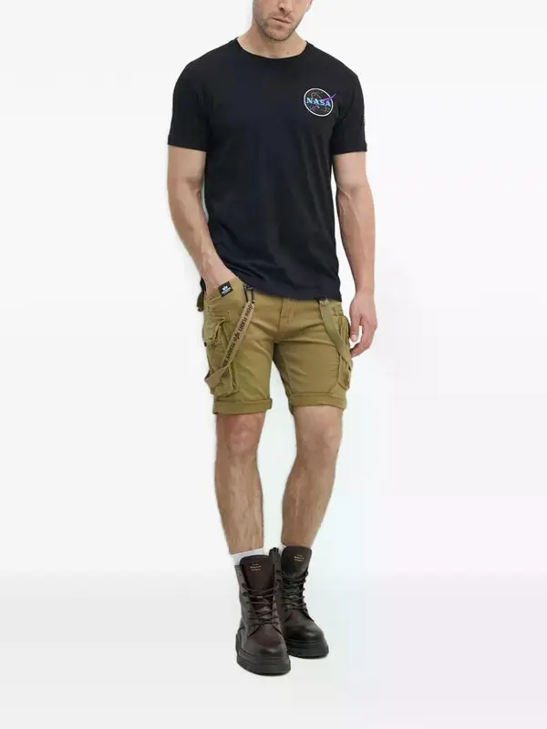 Alpha Industries Utility Logo-patch Cargo Shorts