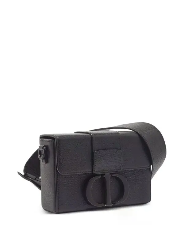 Dior 2020 30 Montaigne Box Bag - Black