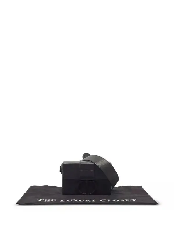 Dior 2020 30 Montaigne Box Bag - Black