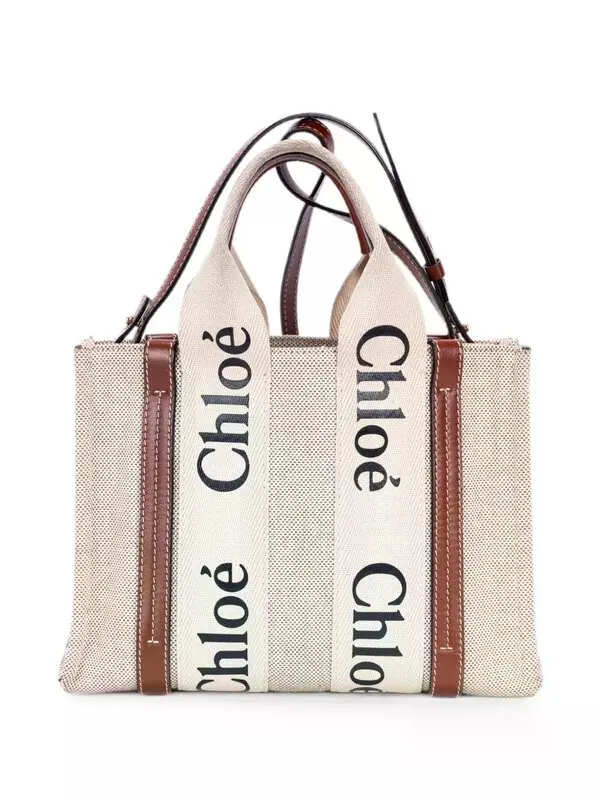 Chloé Woody Logo-strap Tote Bag
