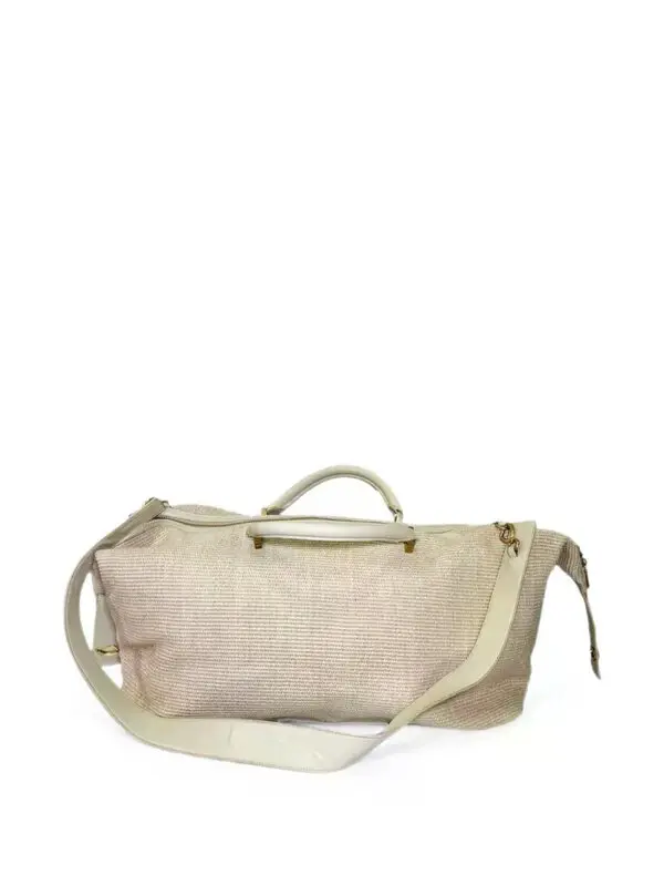 Cult Gaia Adah Raffia Weekender Bag