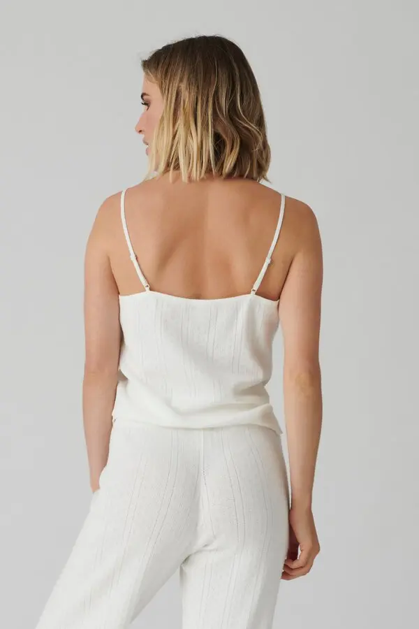 PJ Salvage Sweetheart Pointelle Camisole