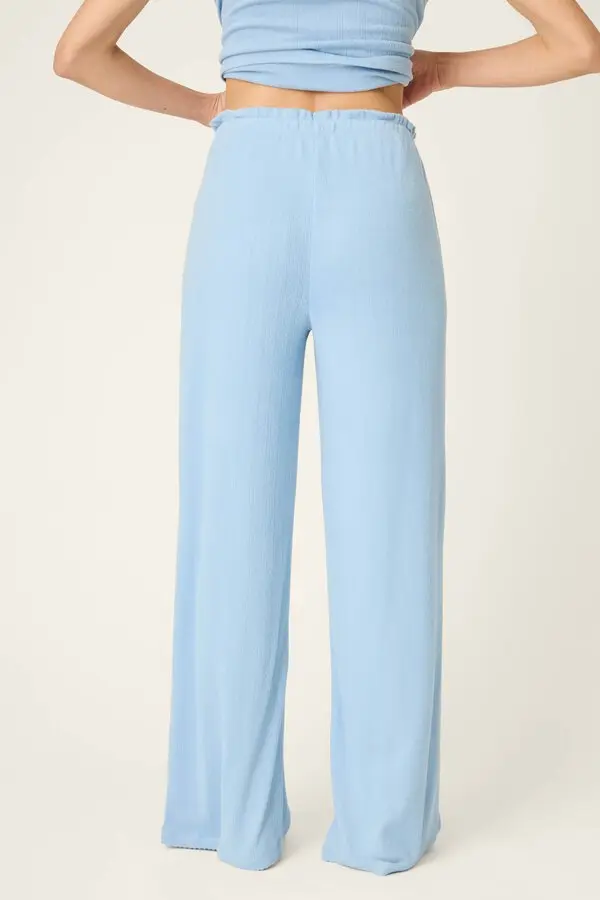 PJ Salvage More Amour Pointelle Open Leg Pants