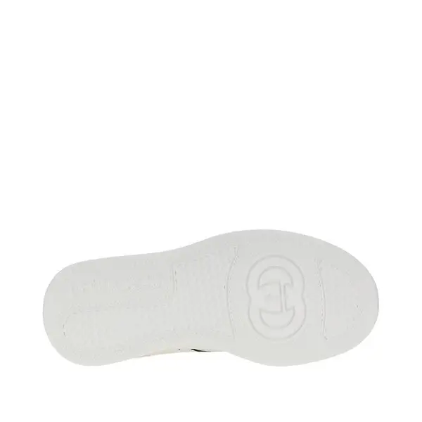 Gucci Oversized Sole Leather Sneakers - White