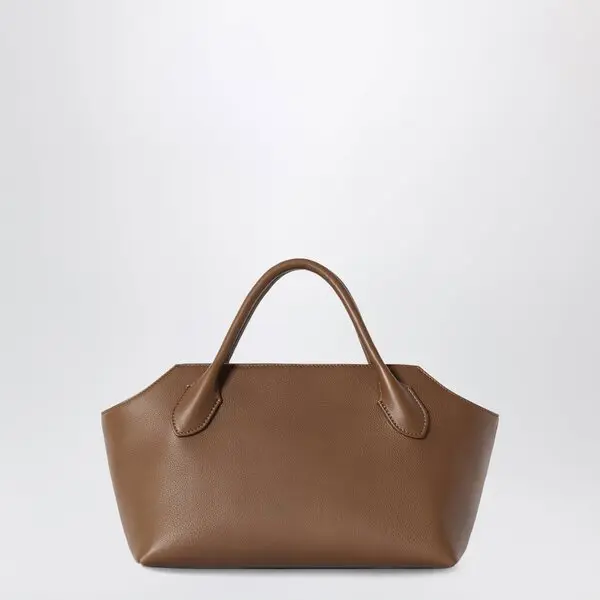 THE ROW Terrasse Top-handle Calfskin Bag In Tawny - Brown