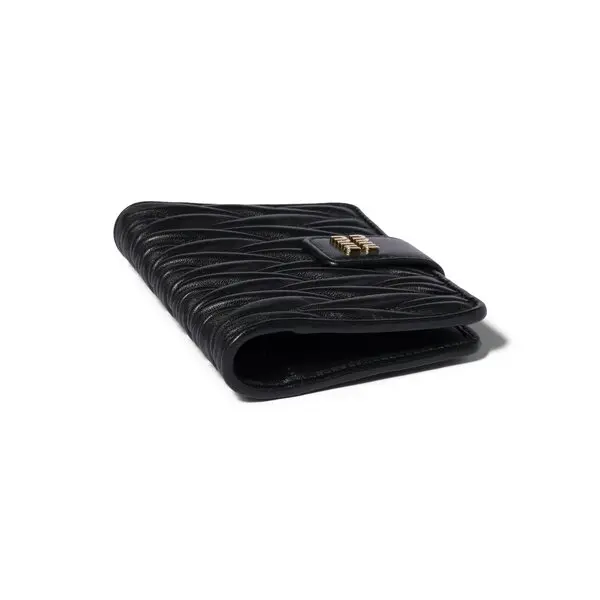 Miu Miu Matelassé Nappa Leather Wallet