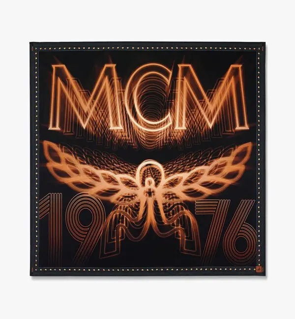 Mcm M50 Logo Silk Scarf