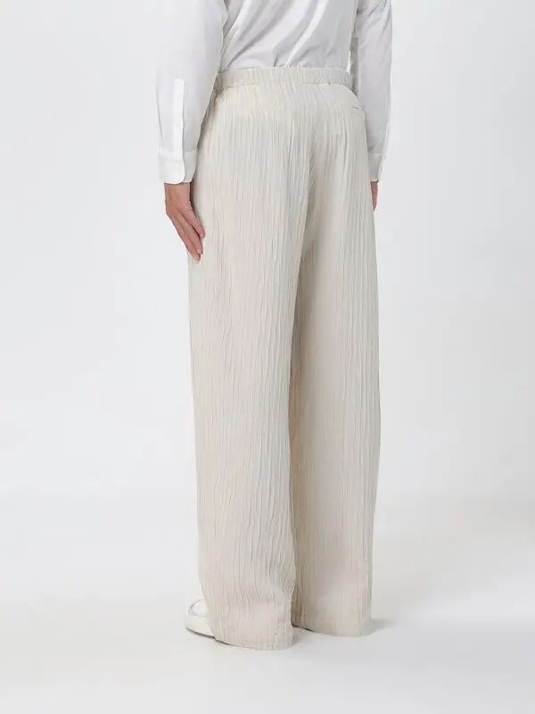 Emporio Armani High-waisted Wide-leg Viscose Palazzo Trousers