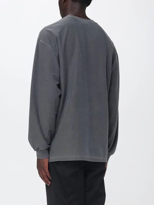 Carhartt Work In Progress Relaxed Fit Long-sleeved Organic Cotton T-shirt - Black