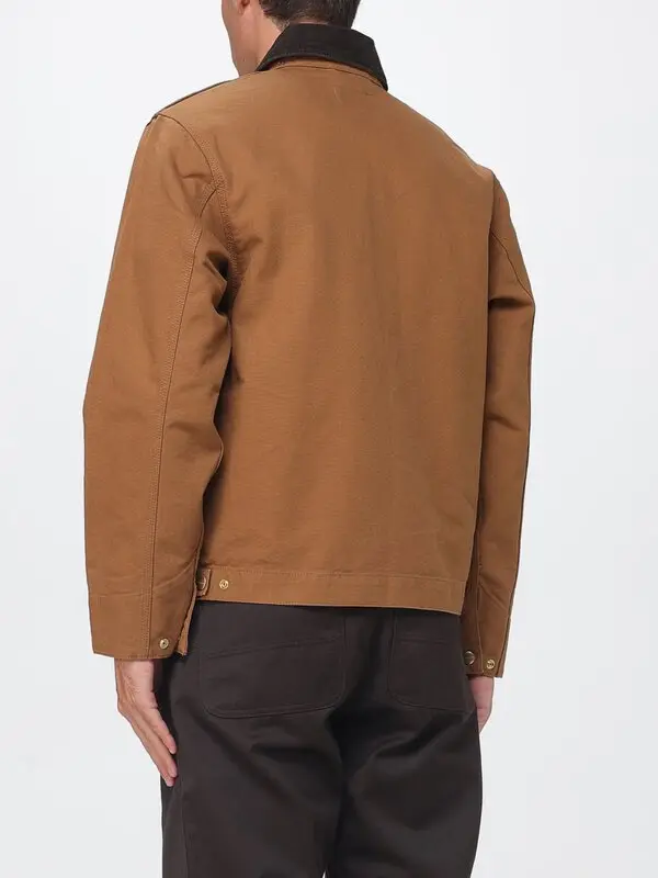 Carhartt Work In Progress Organic Cotton Canvas Detroit Jacket With Velvet Collar