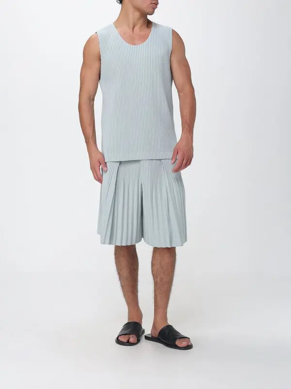 Issey Miyake Homme Plissé Pleated Technical Crêpe Knee-length Shorts