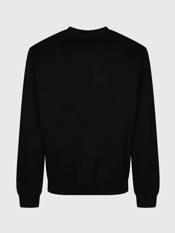 Casablanca Cotton Crewneck Sweatshirt With Logo Print - Black 1