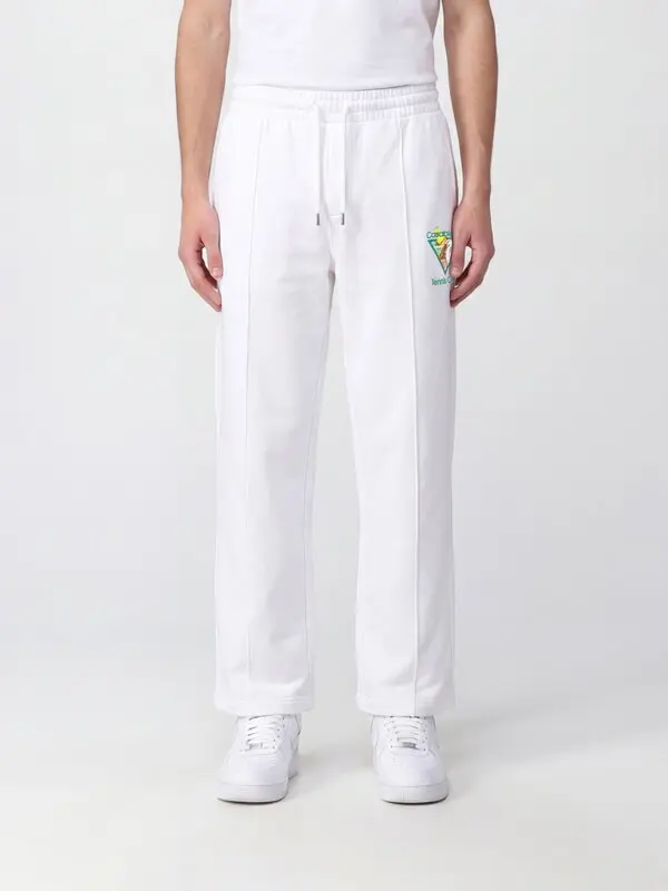 Casablanca Relaxed Fit Trousers - White