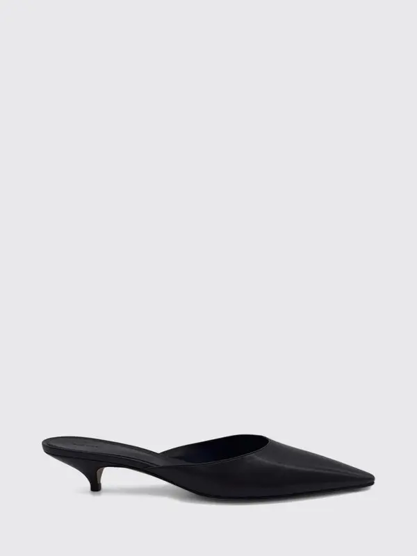 THE ROW Leather Mules - Brown