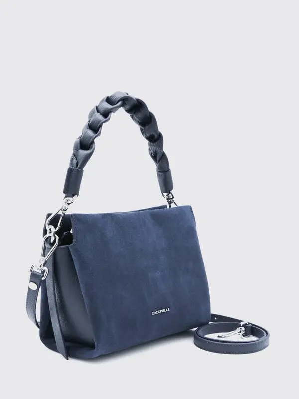 COCCINELLE Boheme Suede Mini Shoulder Bag - Blue
