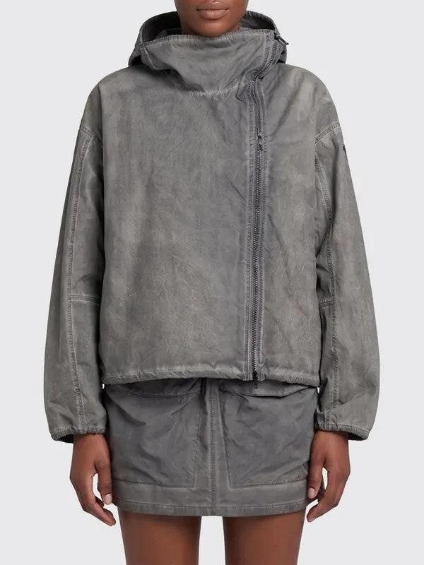 DIESEL® Zip-up Jacket With Hood - Grey