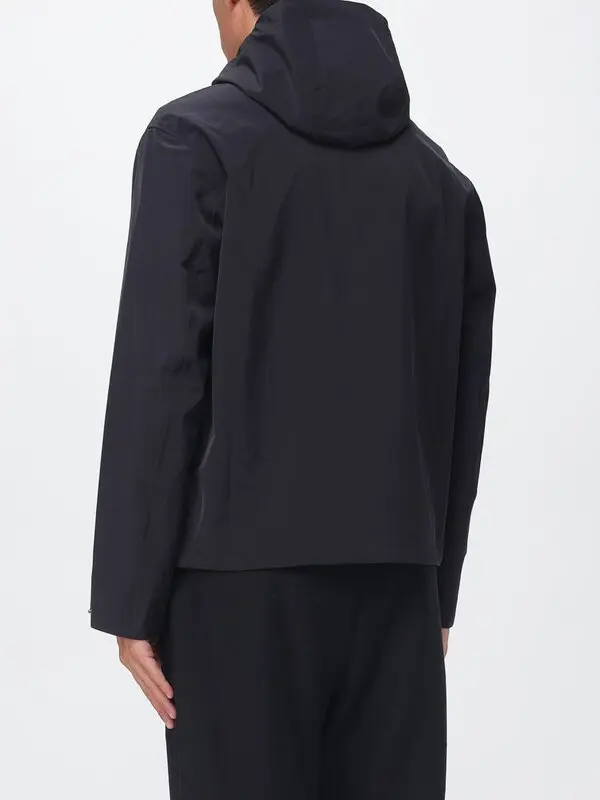 Emporio Armani Hooded Zip-up Jacket - Black