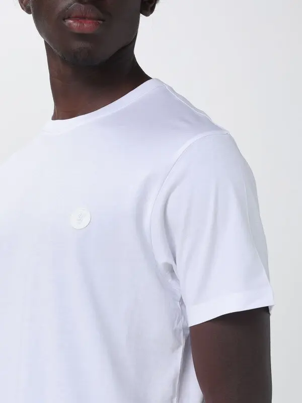 SAVE THE DUCK Basic Short-sleeved Pure Cotton Crewneck T-shirt By - White