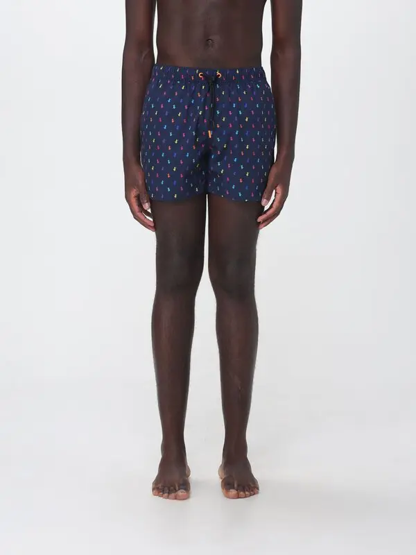 SAVE THE DUCK Graphic Print Swim Shorts - Blue 2