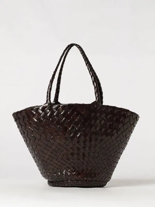 Dragon Diffusion Woven Leather Shoulder Bag