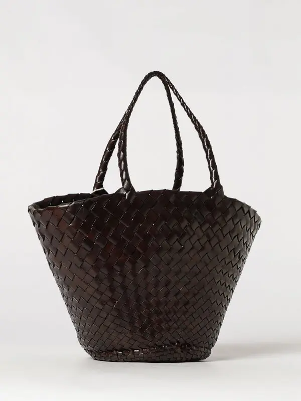 Dragon Diffusion Woven Leather Shoulder Bag